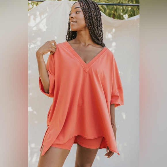 Free People | Shorts | Fp Movement Short Sleeve Hot Shot Bike Shorts ...